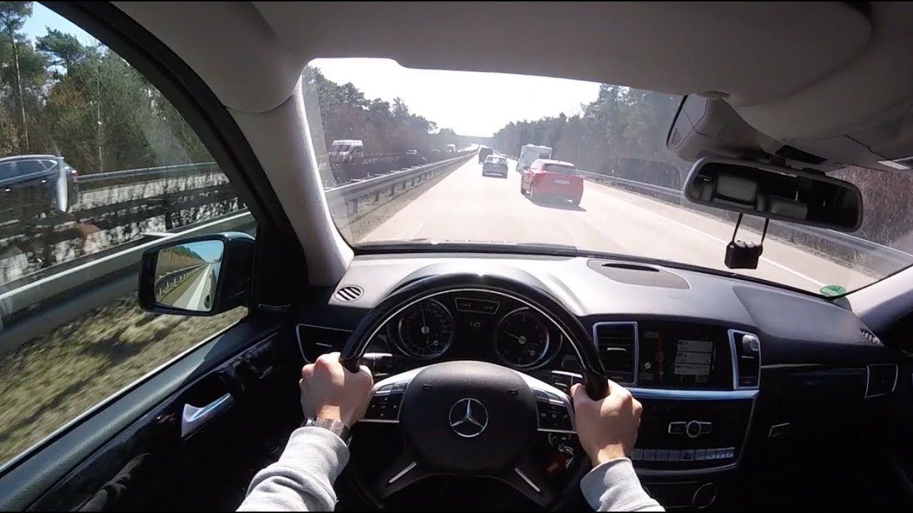 Autobahn Driving A13 Mercedes Benz ML 350 CDI 4Matic - YouTube