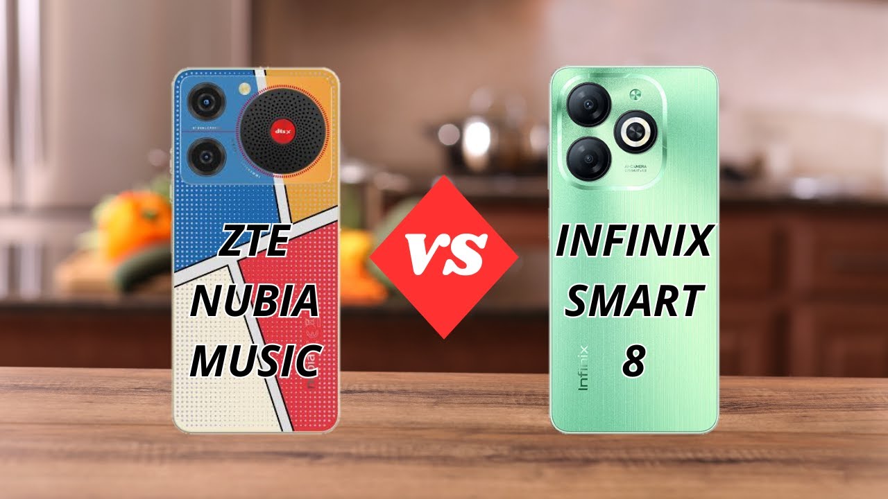 ZTE NUBIA MUSIC vs INFINIX SMART 8 - YouTube