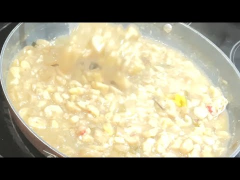 "How to Make Irresistible Trinidadian Green Fig Talkari with Salted Cod ...