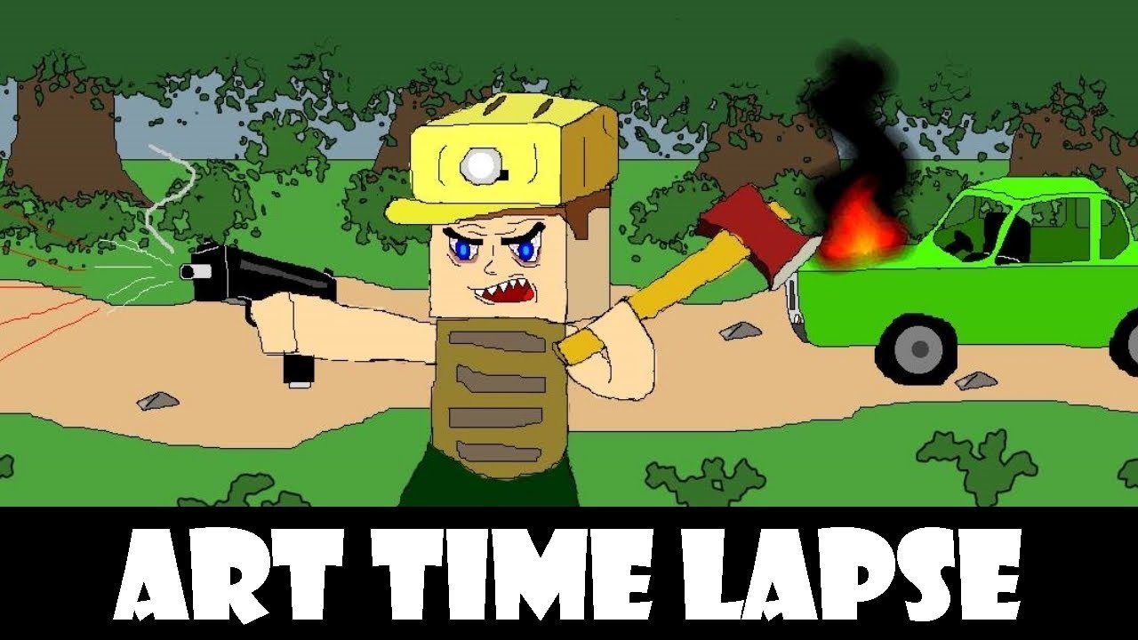 Unturned Fanart | Drawing Time Lapse - YouTube