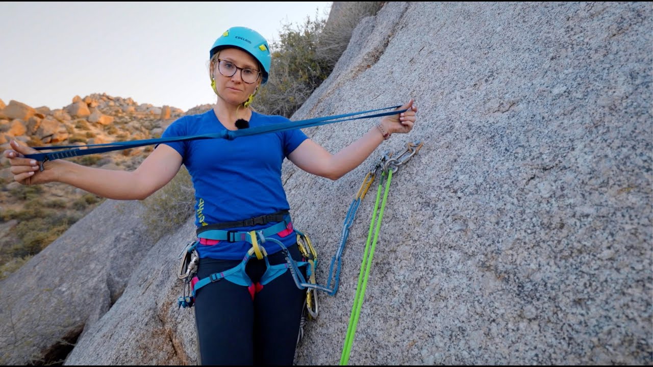 How to Create a Personal Tether using a 4' Sling - YouTube