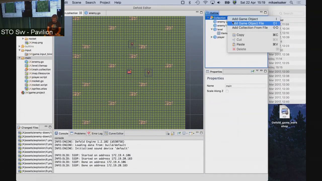 Defold War Battles tutorial. Part 13 - message passing, killing enemies - YouTube