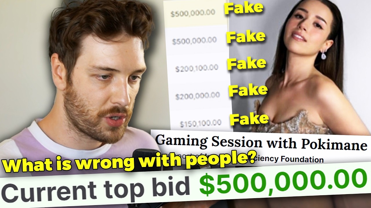 People are Making Fake Bids on CDawgVA's Charity Auction - YouTube