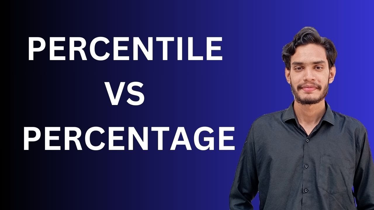 Percentile vs Percentage | Statistics for Data Science - YouTube