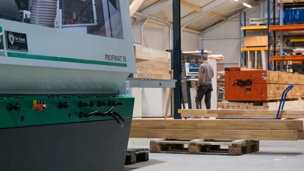 Showcase Bosma Hout - Weinig Profimat 50 + Biesse Winline - YouTube