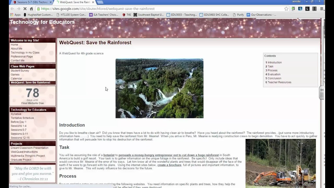 All About WebQuest Task - YouTube