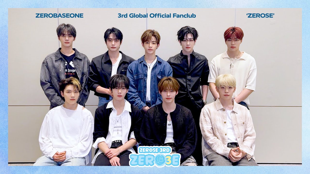 ZEROBASEONE(제로베이스원) 3rd Global Official Fanclub 'ZEROSE' 모집 - YouTube