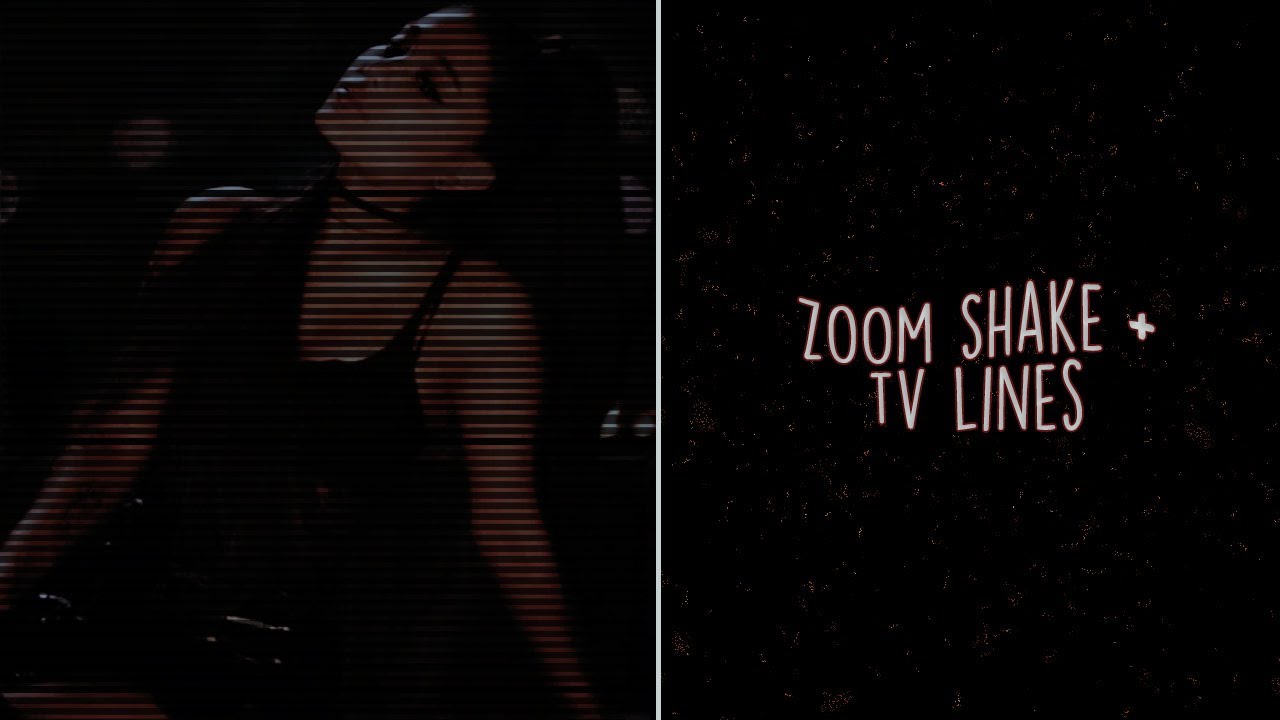glow zoom shake + tv lines effect | svp tutorial - YouTube