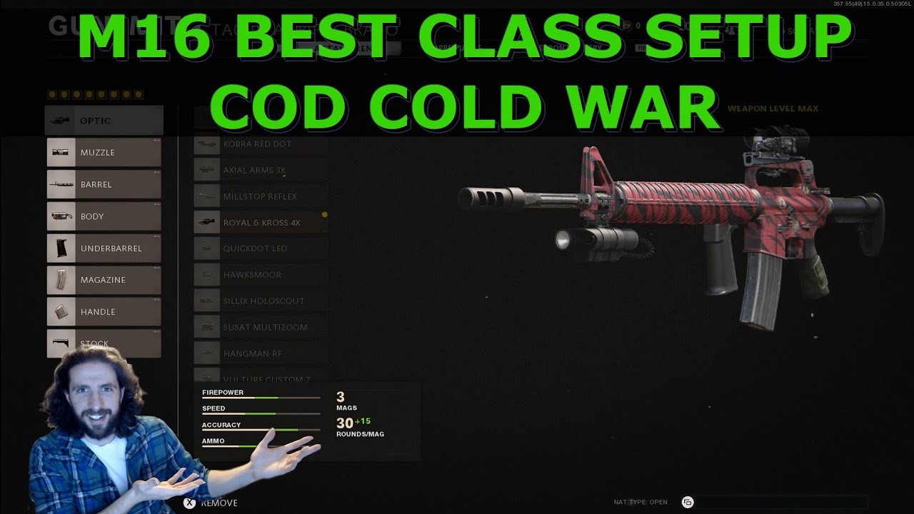 M16 Best Class Setup | Loadout | Cold War | Call Of Duty Black Ops ...