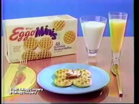 Eggo Minis Ad- How Big is Your Mouth (1992) - YouTube