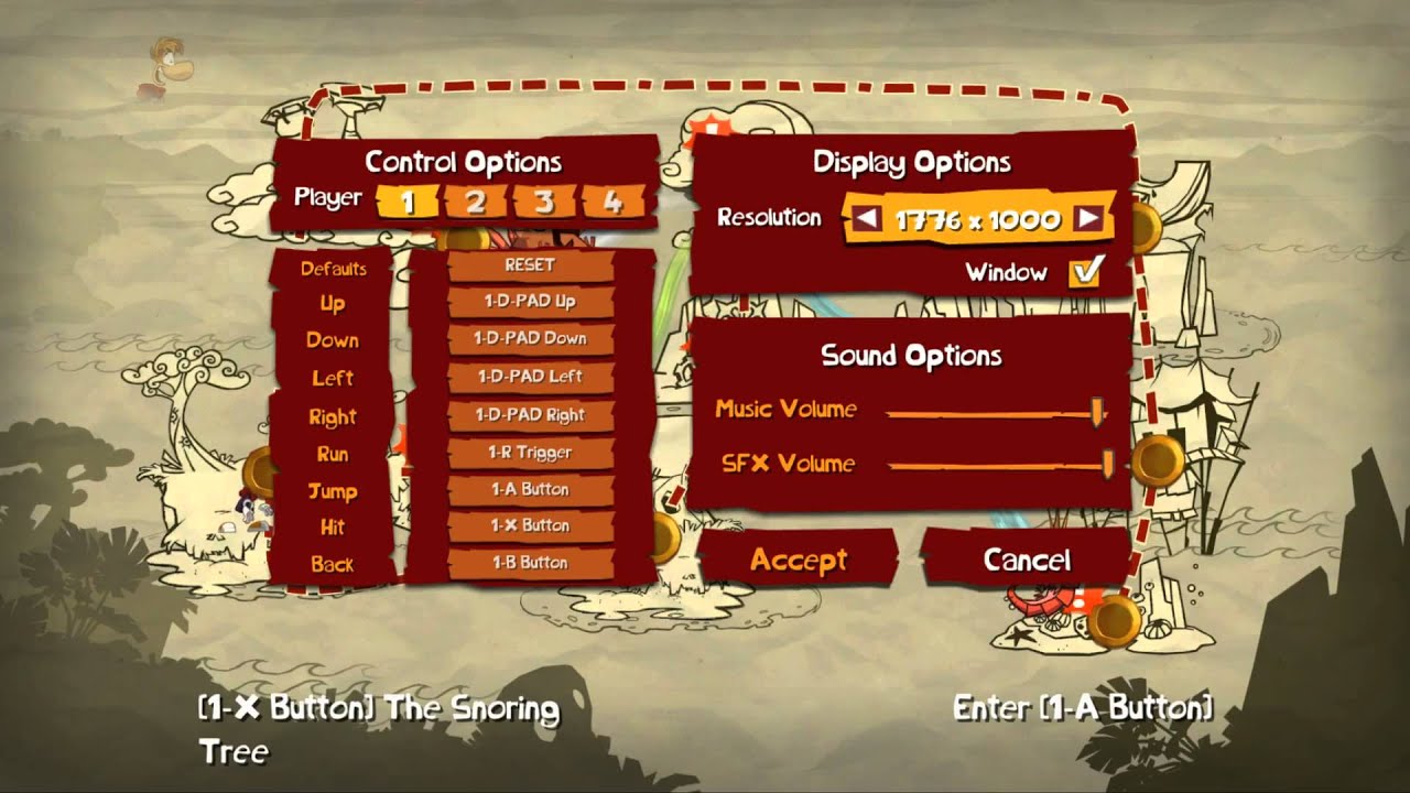 Rayman Origins - Can't move on map screen (PC version) - YouTube