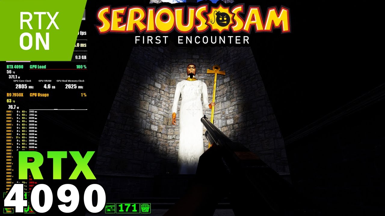 Serious Sam Classic: The First Encounter | RAY TRACING | RTX 4090 ...