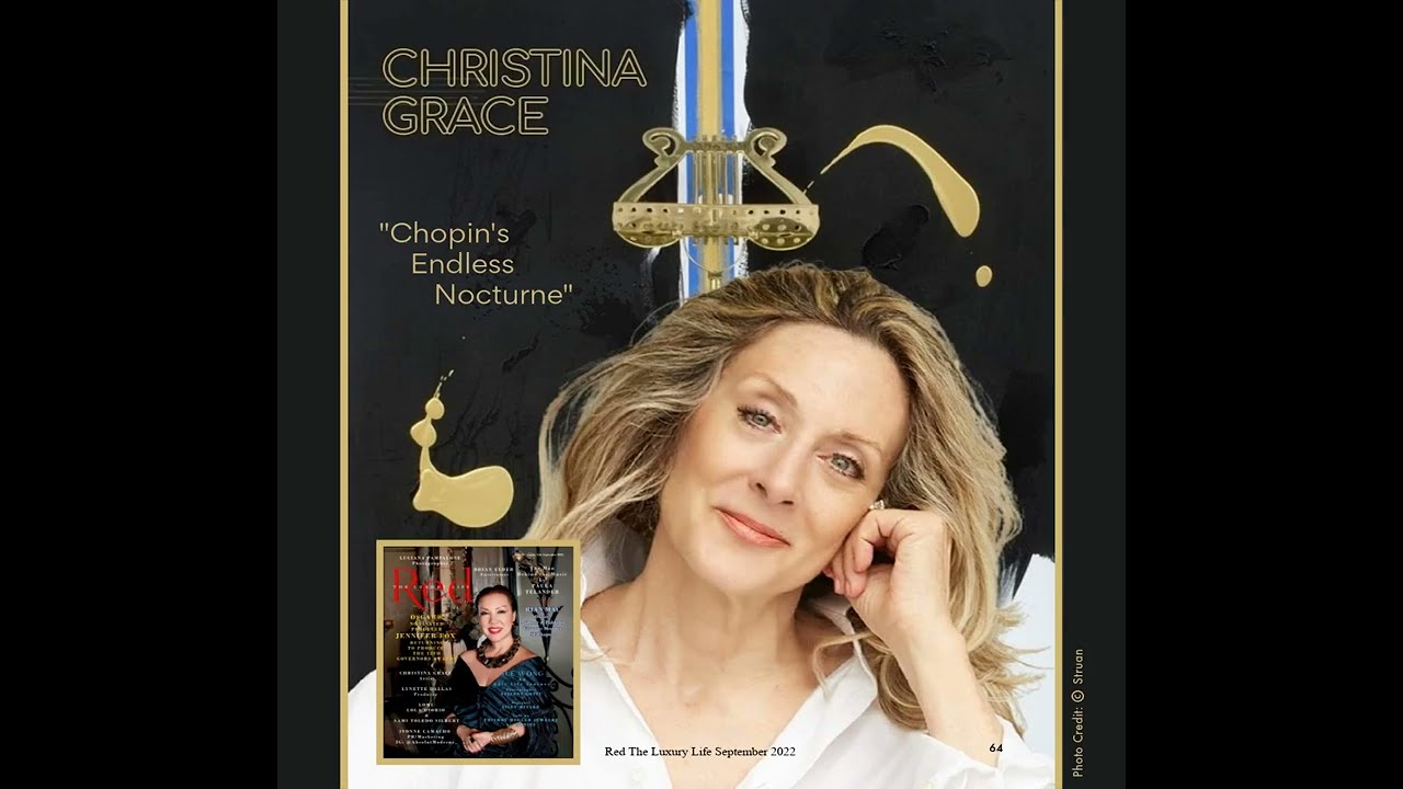 Christina Grace Fine Art feature article in Red Luxury Life Magazine Sept. 2022 Issue - YouTube