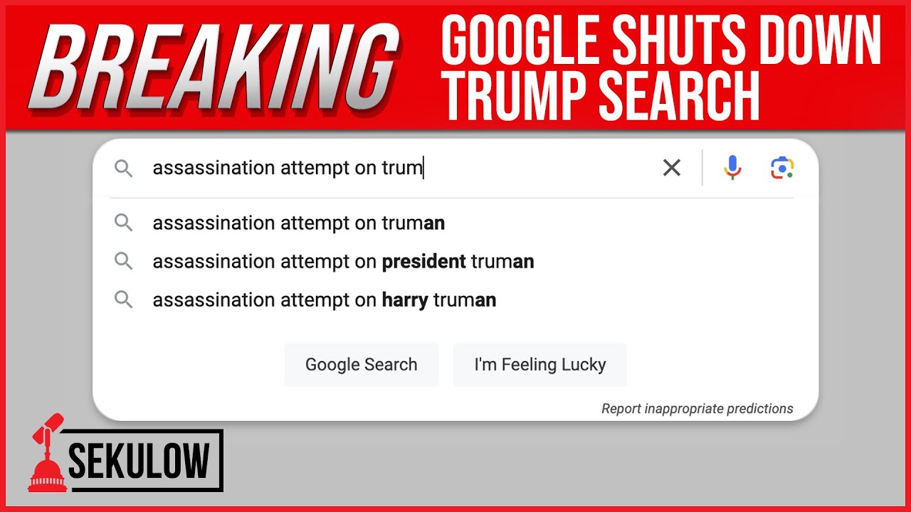 BREAKING: Google Shuts Down Trump Search - YouTube