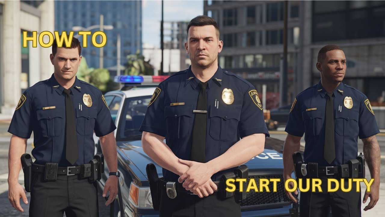HOW TO START OUR DUTY IN GTA V GRAND RP SAHP #14 - YouTube