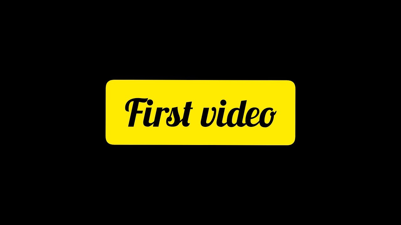 CHANNEL INTRODUCTION || first video - YouTube