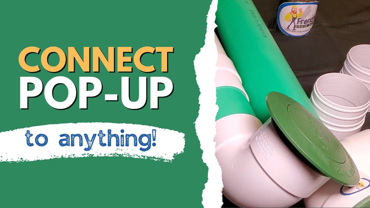 How to Install a Pop-up Emitter to Drainage Pipe DIYers Easiest ...