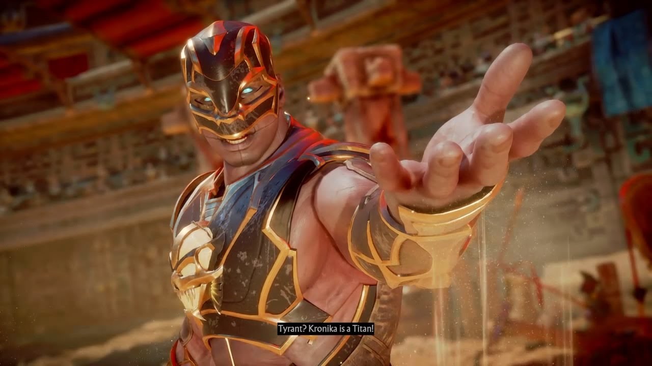 Showcase The new Geras gold skin - Mortal kombat 11 - YouTube