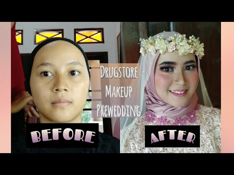 Makeup Prewedding Full Coverage-Product Drugstore | Tutorial Makeup Prewedding - YouTube