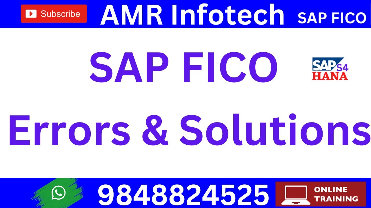 SAP Errors and Solutions - YouTube