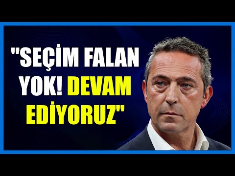 Fenerbahçe Başkanı Ali Koç, seçim ve istifa bekleyenlere giydirdi: \