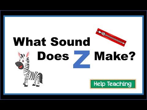 What Sound Does the Letter Z Make? | Learn the Alphabet ABC Phonics ...