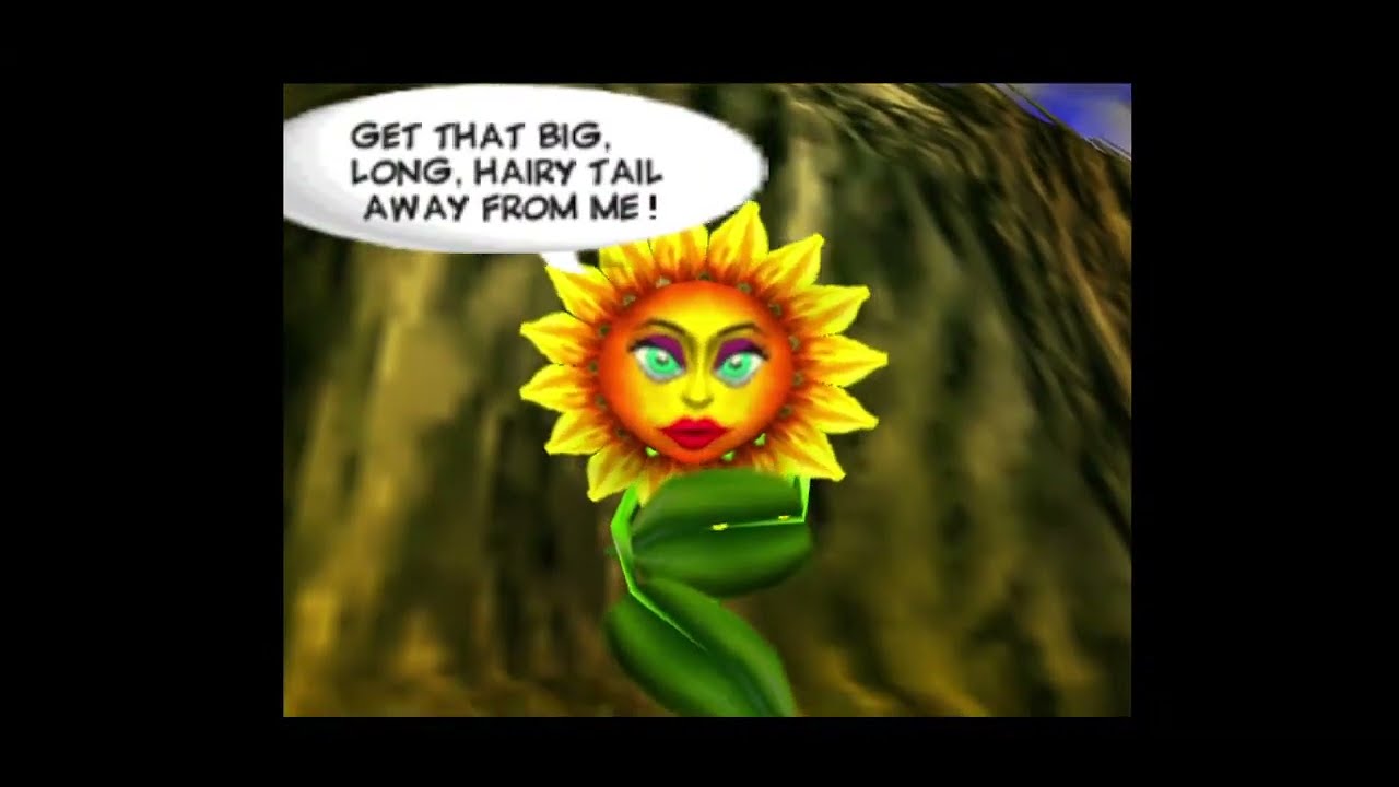 Conker's Bad Fur Day - Large Hay Bail, King Bee, and Sunflower - YouTube