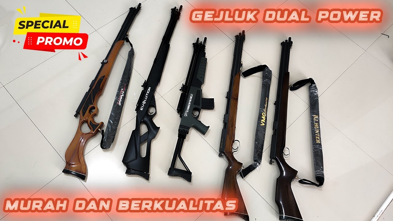 PROMO SENAPAN GEJLUK BIG GAME PCP DUAL POWER TERMURAH!!! SENAPAN GEJLUK ...