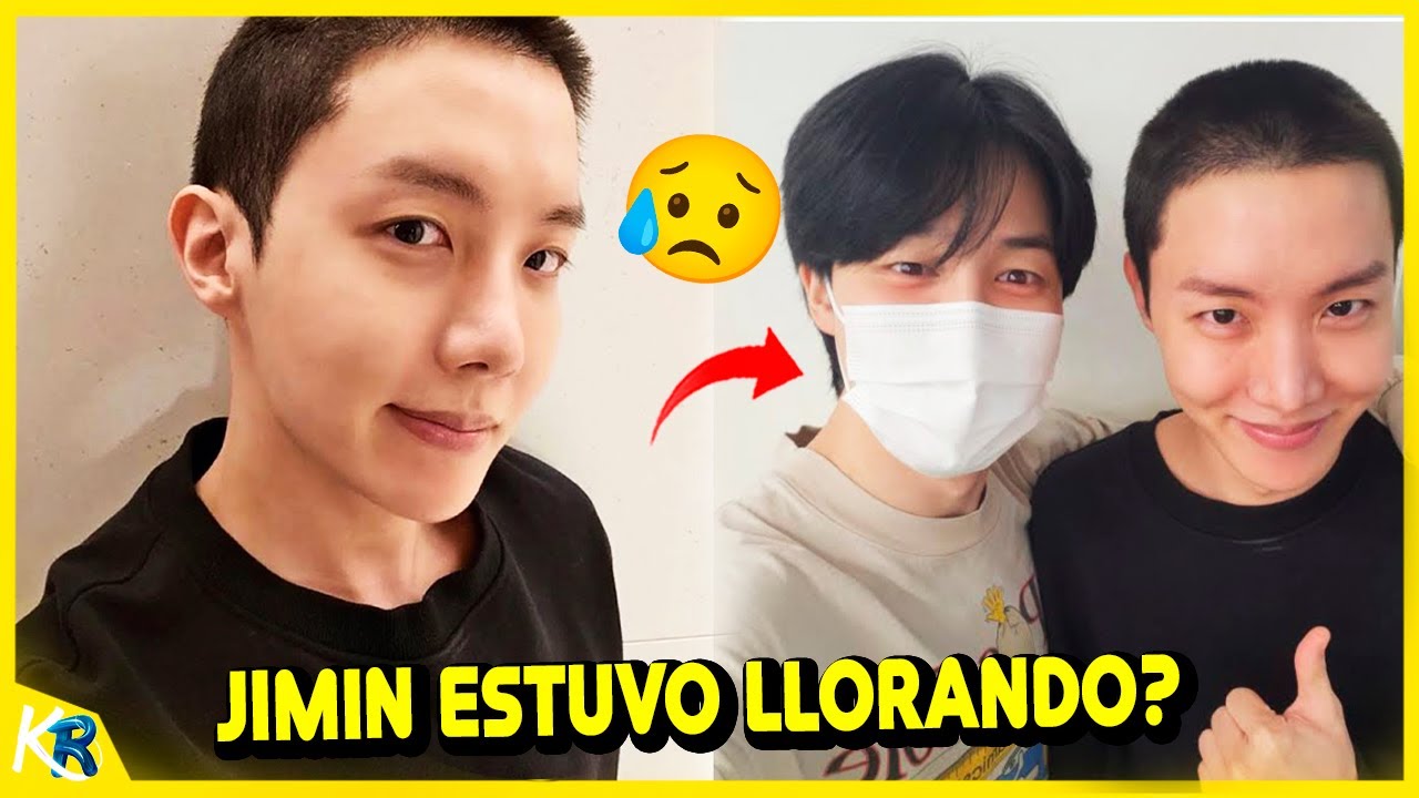 😪J-HOPE se corta el Cabello para el servicio militar! Jimin comparte ...