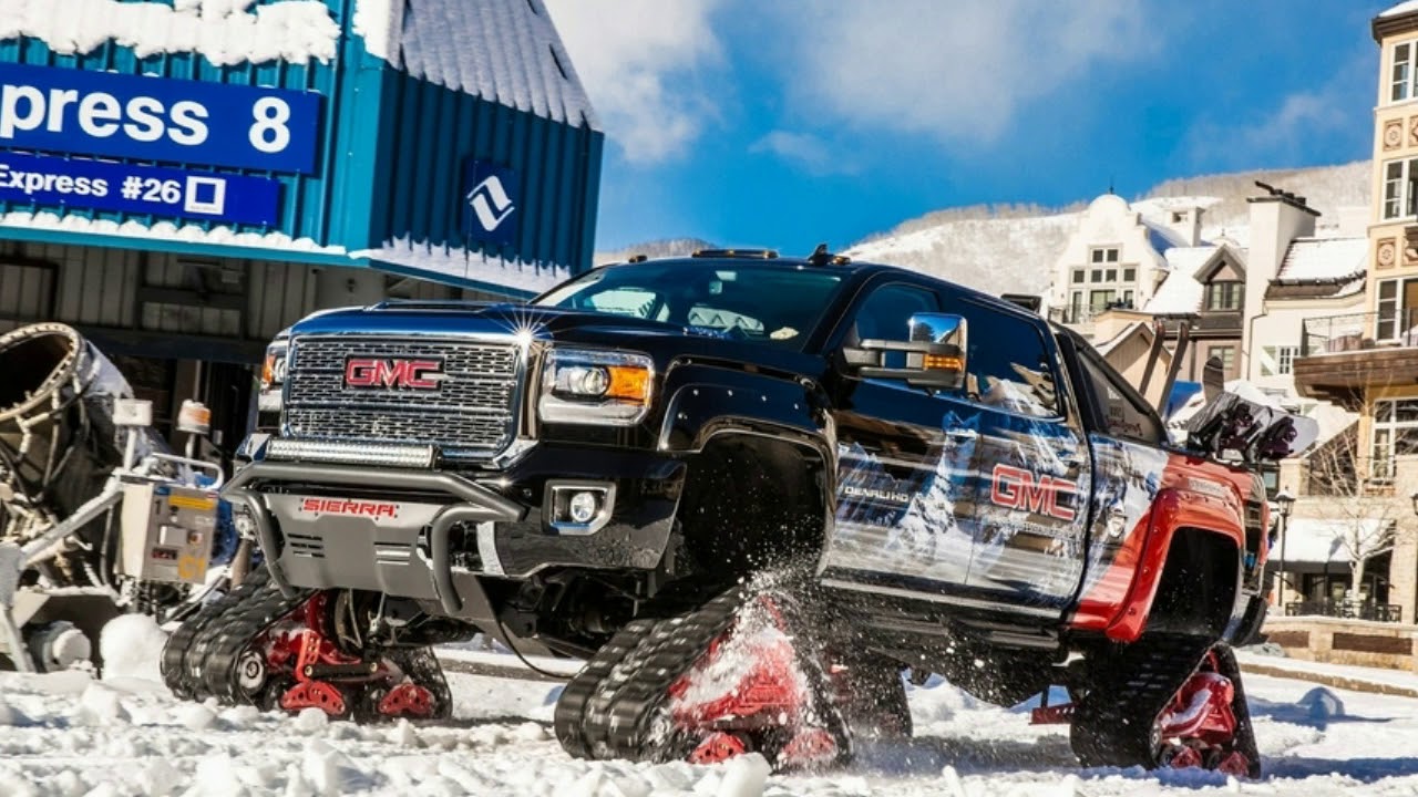 GMC Sierra All Mountain Concept Laughs In The Face Of Snow - YouTube