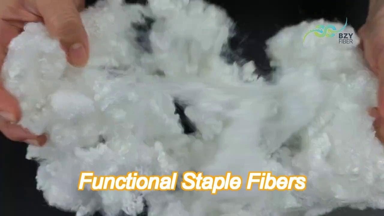 far infrared polyester man made fibre 3d white psf with customized ...