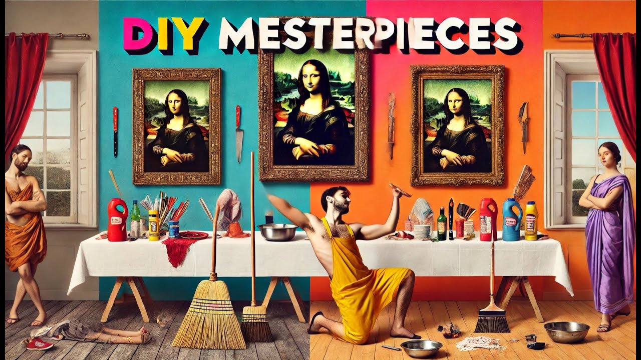 How to Recreate Historical Paintings with Household Items 🎨 - YouTube