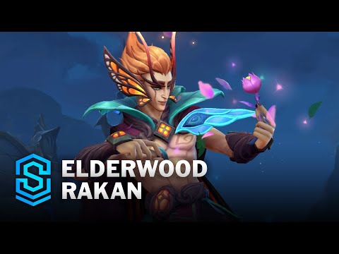 Elderwood Rakan Wild Rift Skin Spotlight