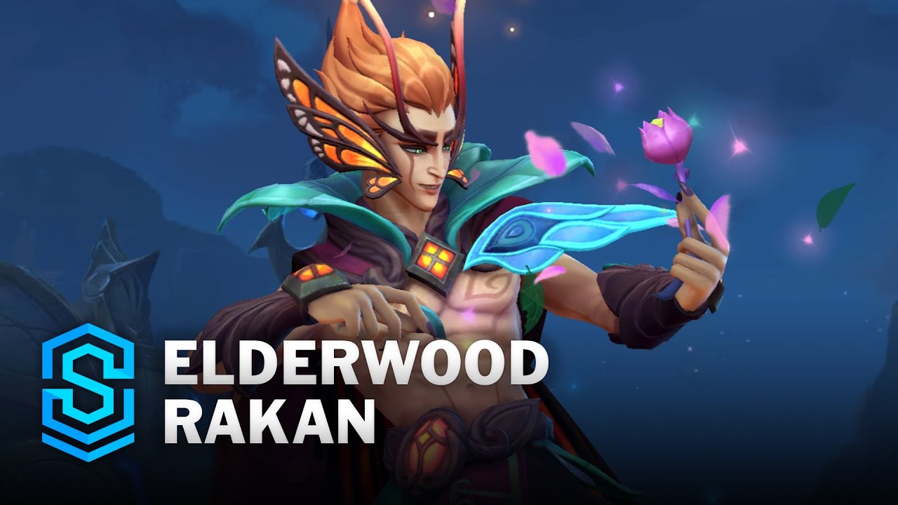 Elderwood Rakan Wild Rift Skin Spotlight - YouTube