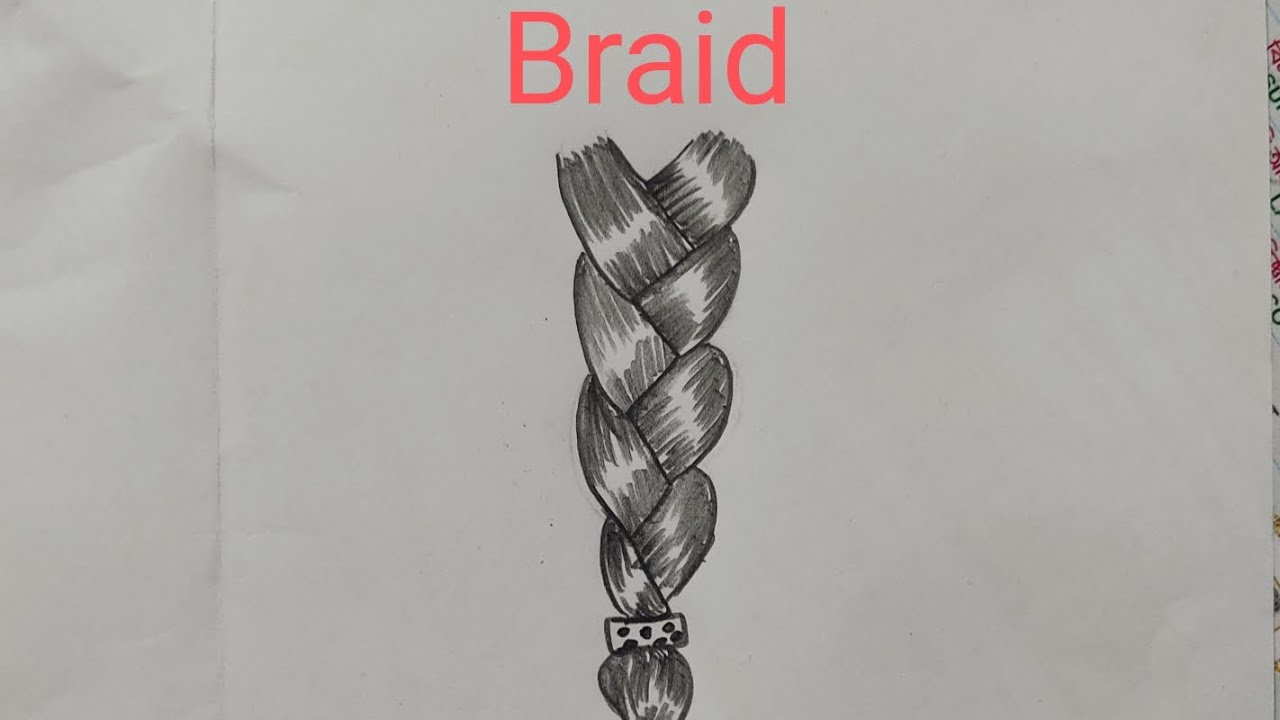 how to draw Braid |Braid Art - YouTube