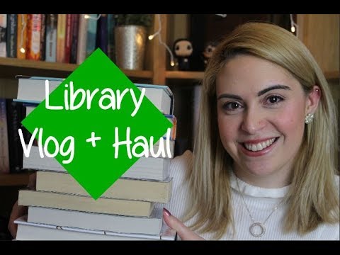 Library Vlog + Haul | March 2018 - YouTube