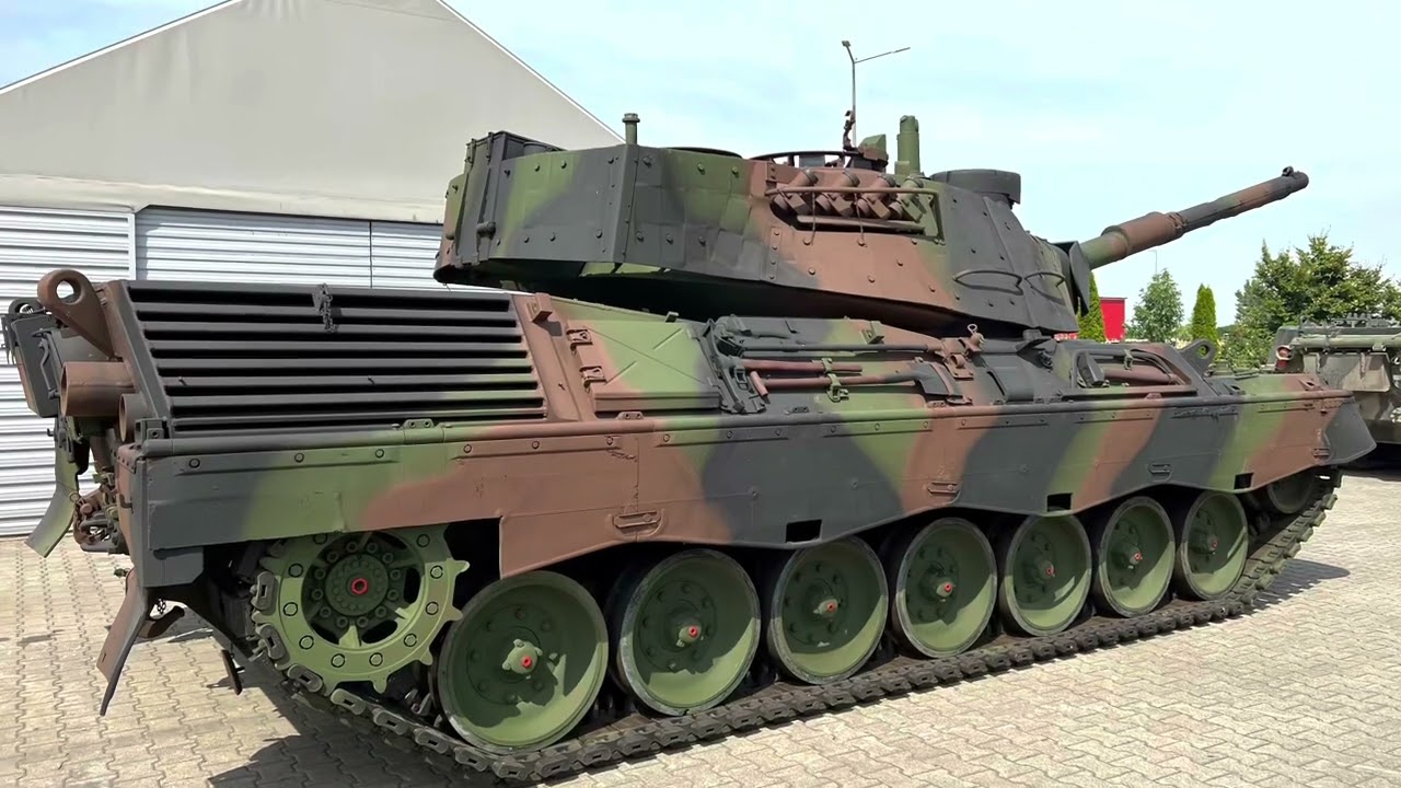 A close look at a fully restored German Leopard 1 A5 tank. - YouTube