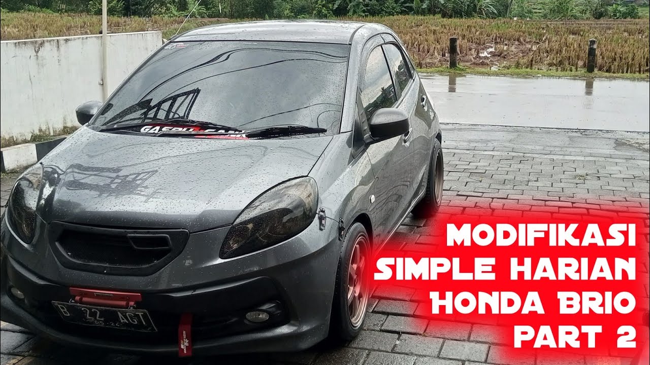 Modif simple harian || Honda Brio || part2 - YouTube