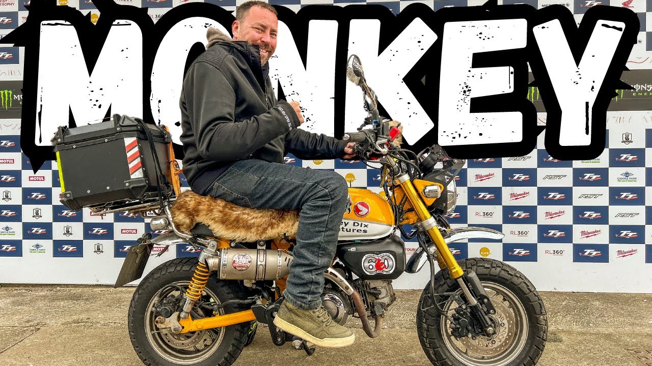I Raced A Honda Monkey Bike On The TT Race Track @ The Planet Of The ...