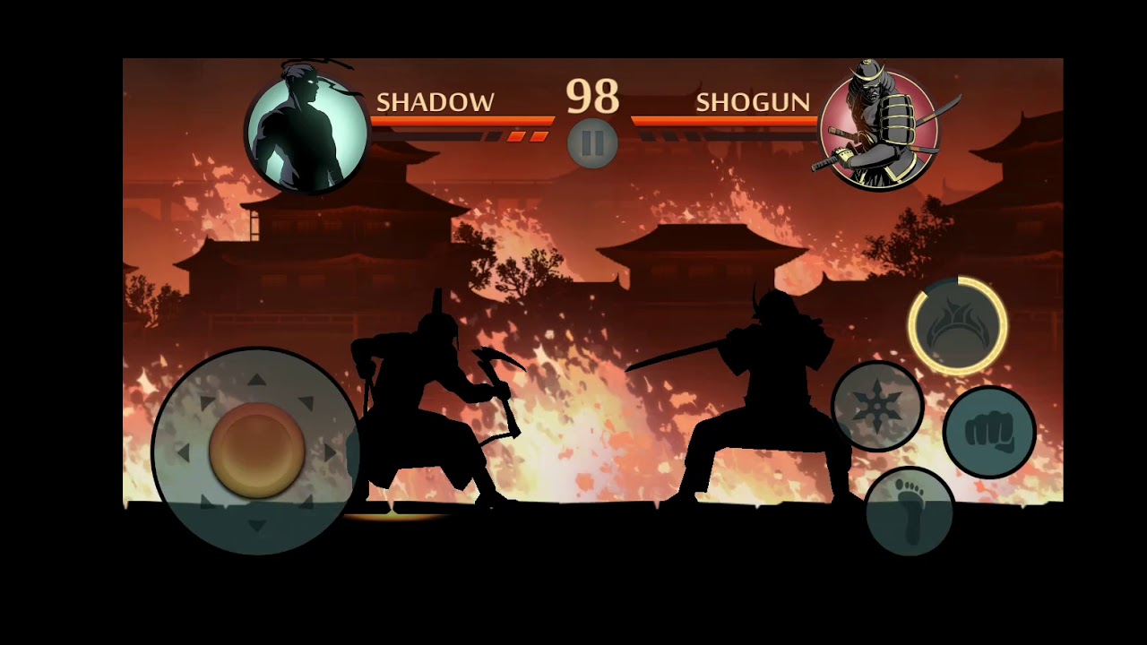 shadow fight 2🤯 shadow vs shogun - YouTube