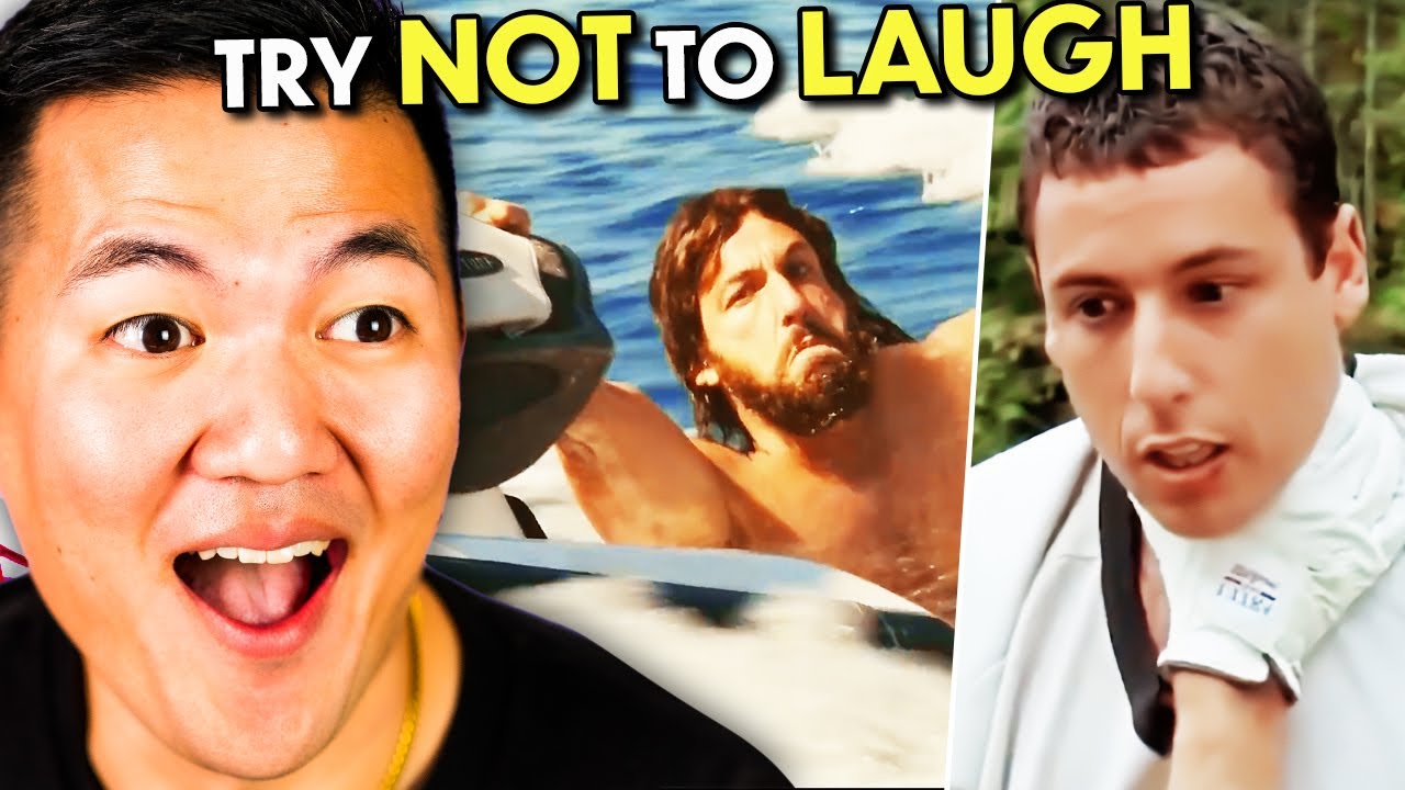 Try Not To Laugh Challenge - Adam Sandler's Funniest Moments! - YouTube