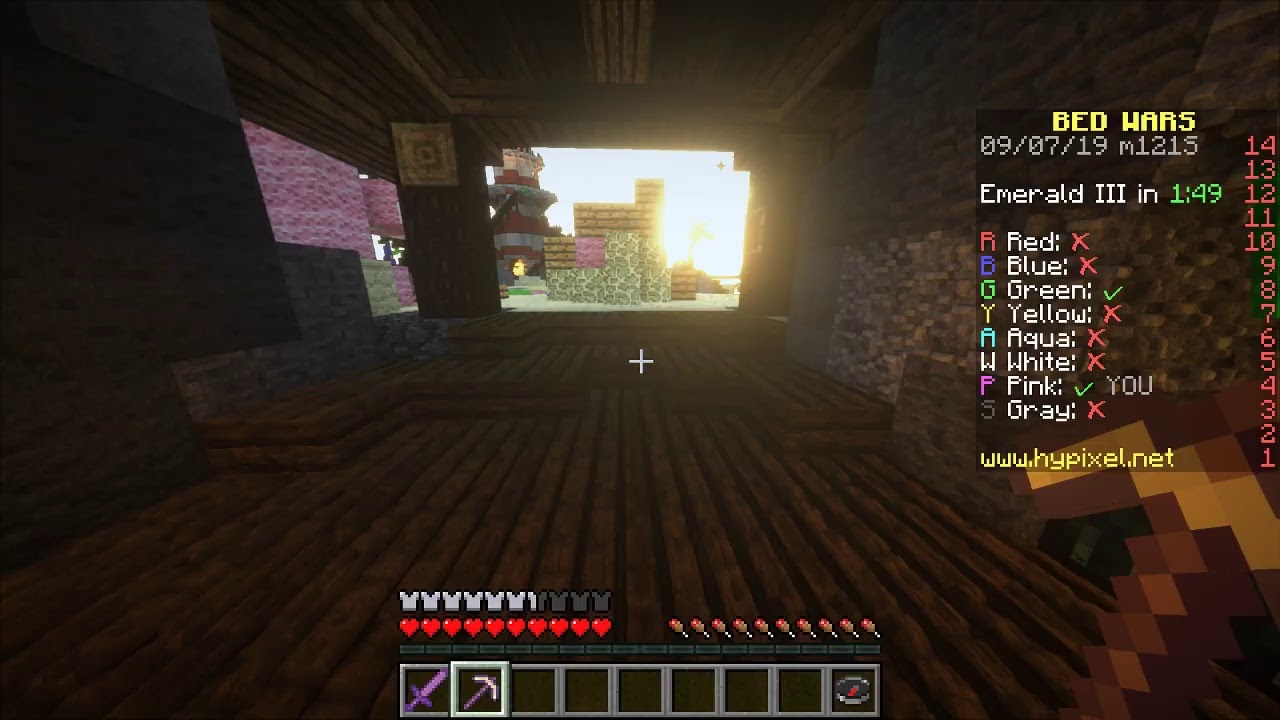 Playing Bedwars Stream [Realistic Minecraft] 1.10 - YouTube