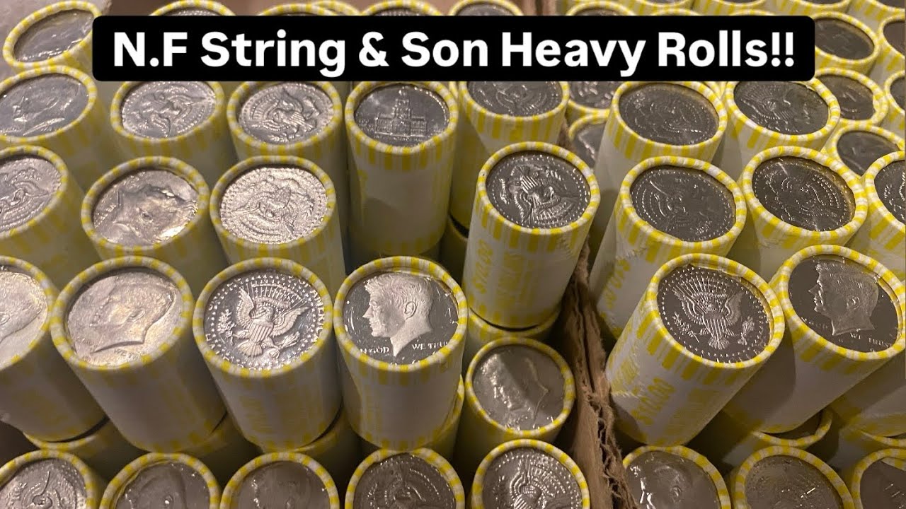 BACK TO N.F STRING & SON ROLLS WITH A COLLECTION DUMP!! COIN ROLL ...