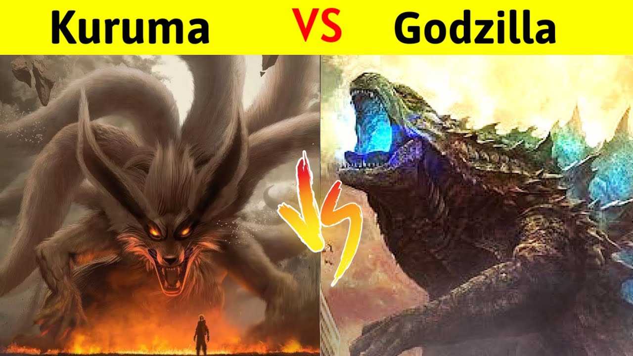 9 Tailed Fox Vs Legendary Godzilla | क्या naruto का सबसे शक्तिशाली ...