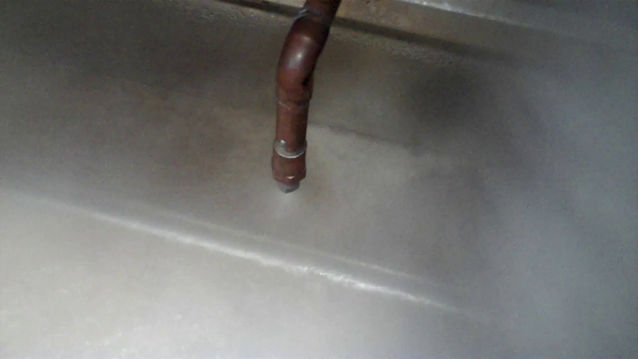 Experimental spray defoamer for a maple evaporator - spring 2008 - YouTube