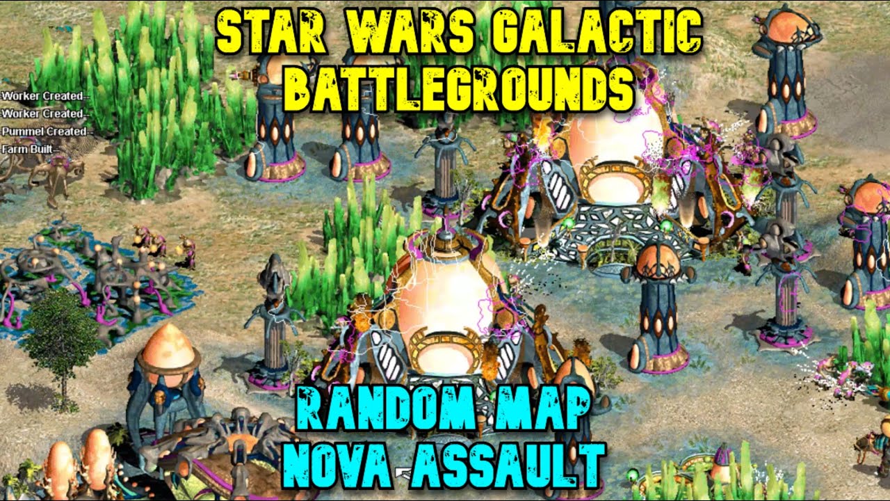 Star Wars Galactic Battlegrounds: Nova Assault Random Map - 4v4 ...