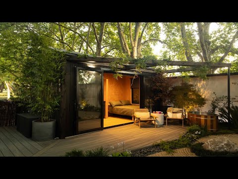 Japanese-Inspired Tiny House 🏯 With Air Conditioning & Zen Vibes!