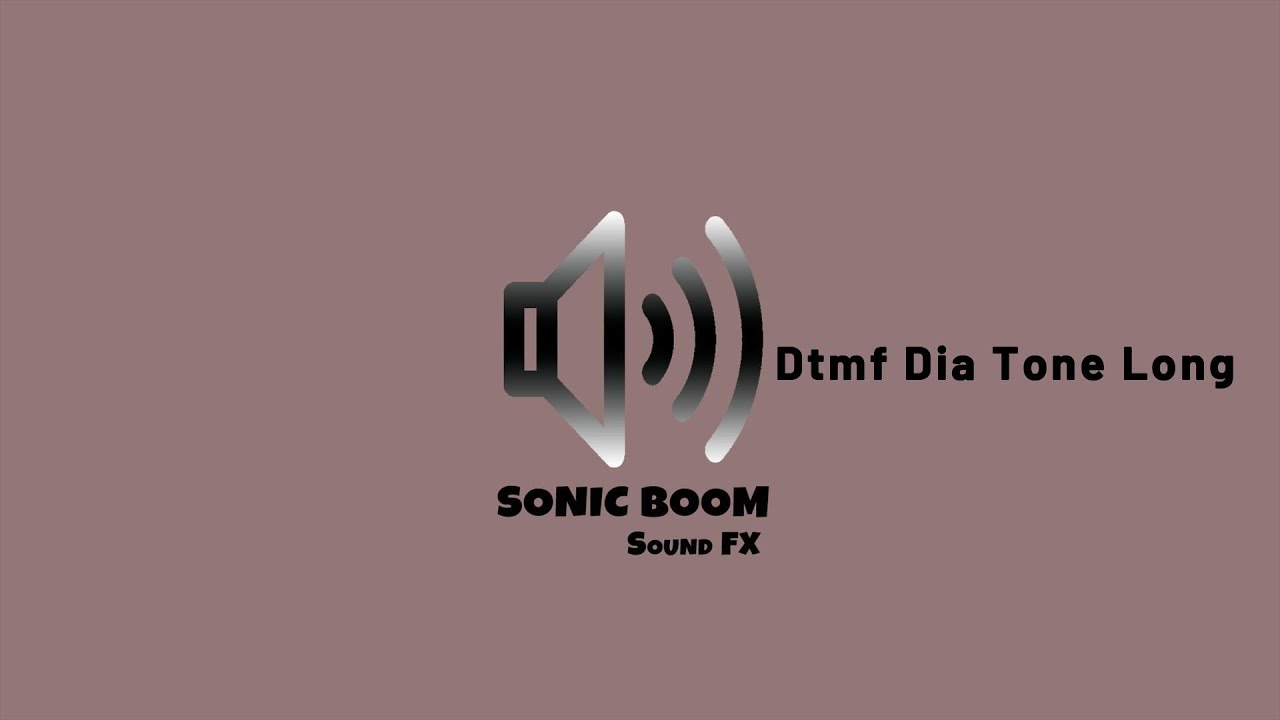 Dtmf Dial Tone Long SFX - YouTube
