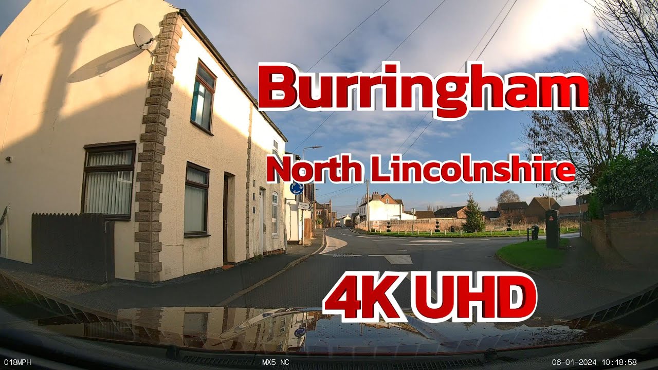 Burringham Village 4K UHD Viofo A229 Pro Footage - YouTube