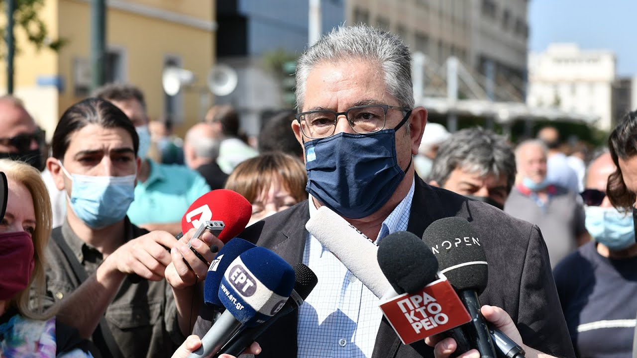 ΔΗΛΩΣΗ ΤΟΥ Δ. ΚΟΥΤΣΟΥΜΠΑ ΑΠΟ ΤΗΝ ΑΠΕΡΓΙΑΚΗ ΣΥΓΚΕΝΤΡΩΣΗ - YouTube